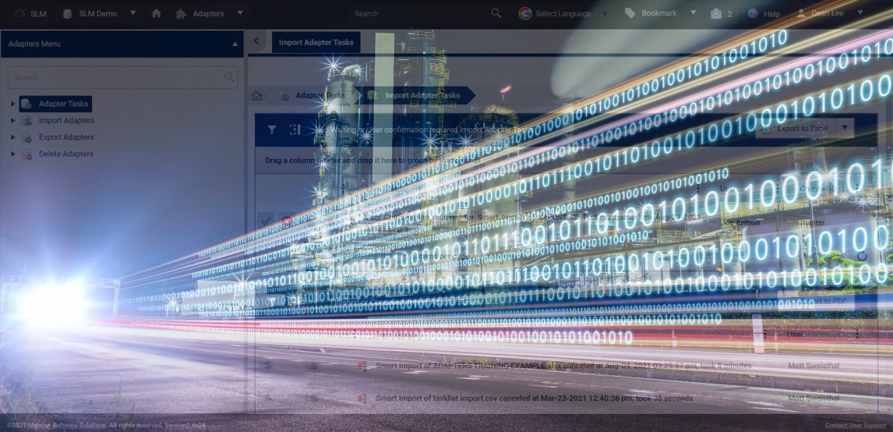 Moving Existing Data into the SLM® solution | mangansoftware.com